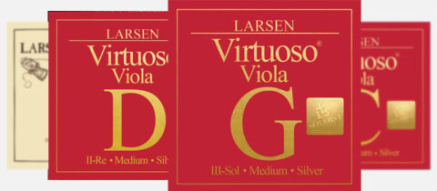Larsen Strings Virtuoso Viola in Medium and Soloist Editions